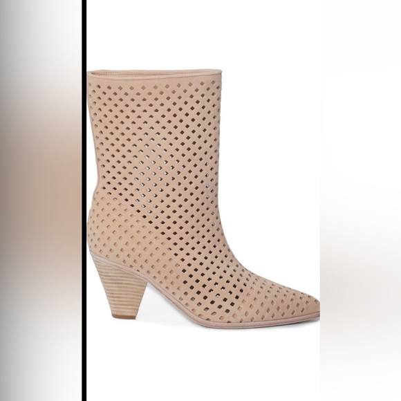 PAIGE | Shoes | Paige Layla Laser Cut Bootie | Poshmark